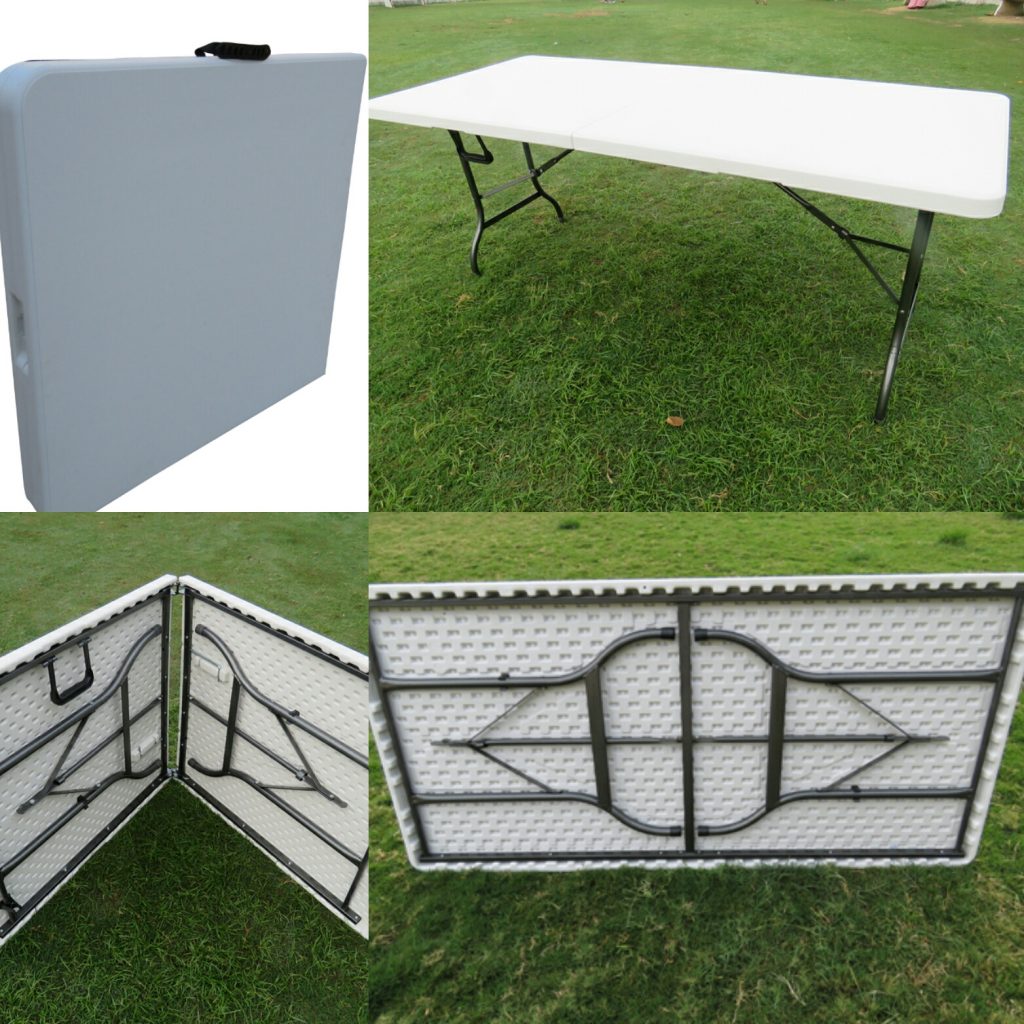 Folding Table - Rectangular - 5' x 2.5' (Split Top) - Amaze Furniture